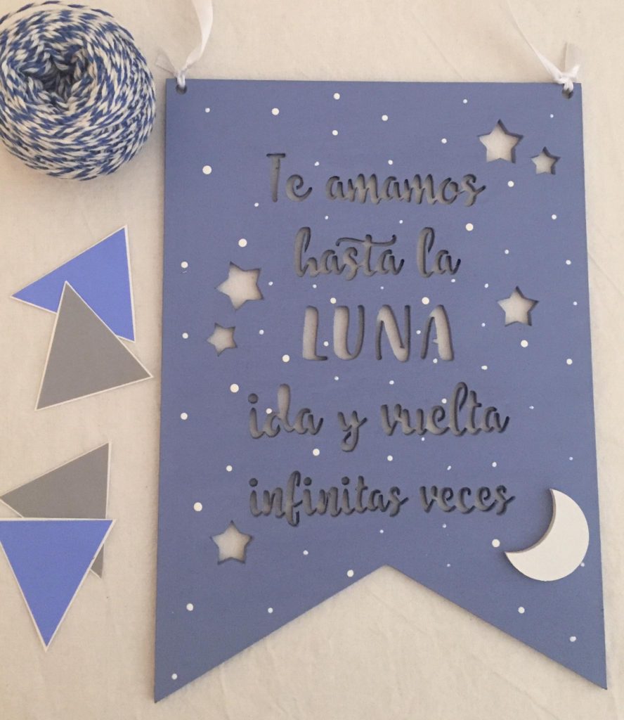 Banderín con frase - Magui Cosas Lindas
